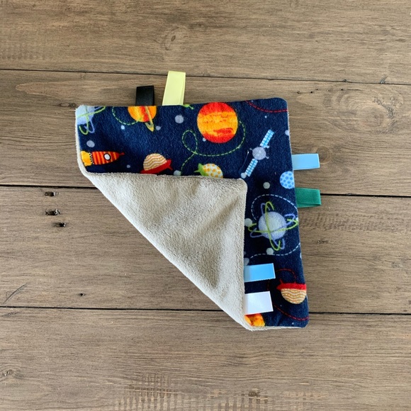 Hand Crafted | Toys | New Handmade Baby Sensory Tag Blanket | Poshmark